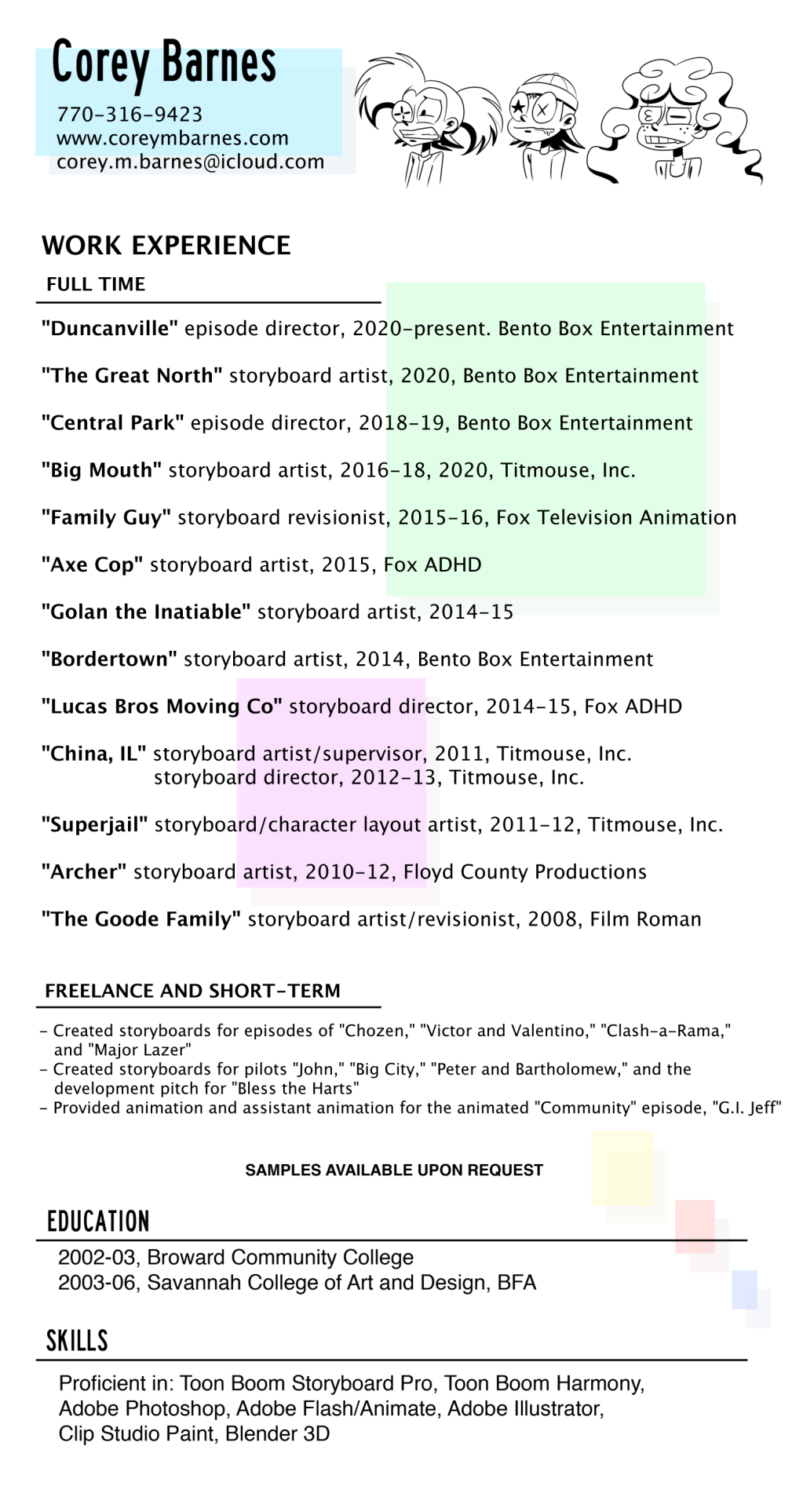 Resume | Corey Barnes
